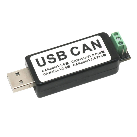 CANable v2.0 PRO – převodník s galvanickým oddělením (USB na CAN Bus)