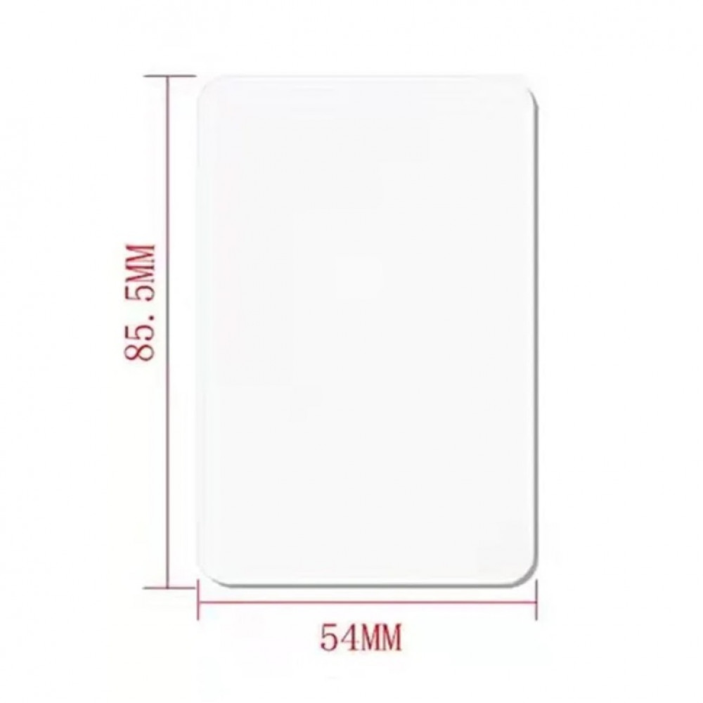 RFID NFC čip S50 13.56MHz karta bílá